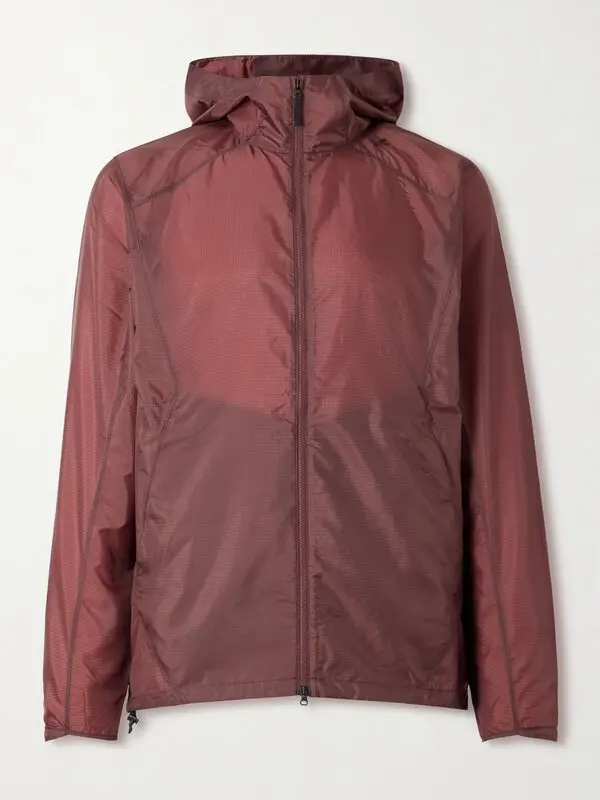 GOLDWIN Airly Packable Hooded Ripstop Jacket - Red