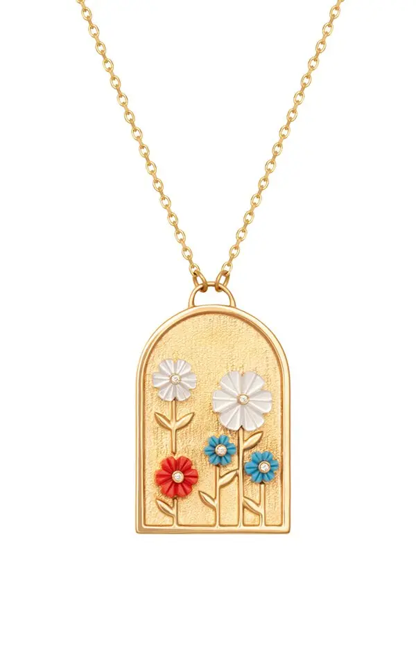 L'ATELIER NAWBAR Noa's Garden Arch Necklace - Multi