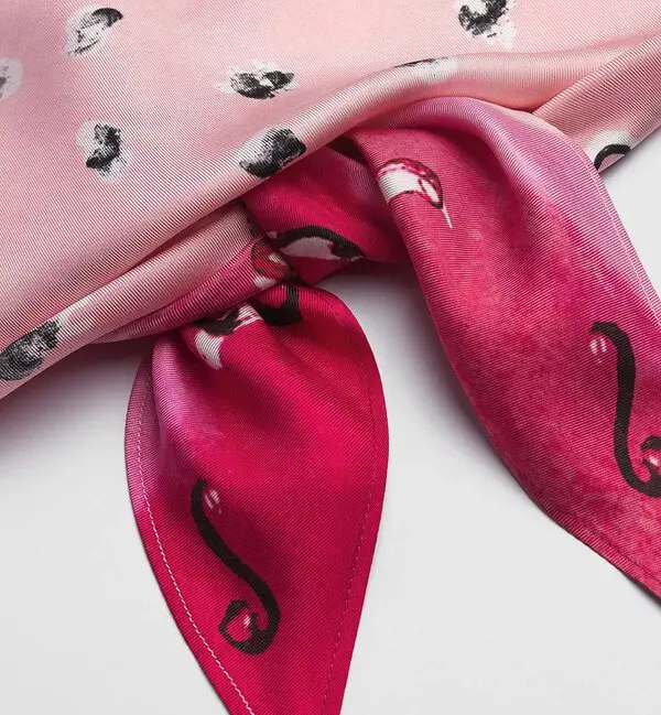Dior Dioriviera Delicate Ribbon Silk Top
