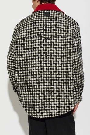 AMI Paris Checked Buttoned Jacket