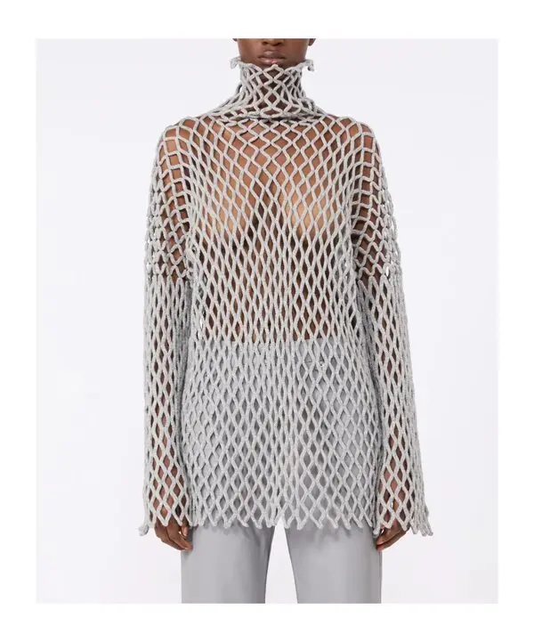 Sportmax Fiesta Open-knit Knitted Sweater