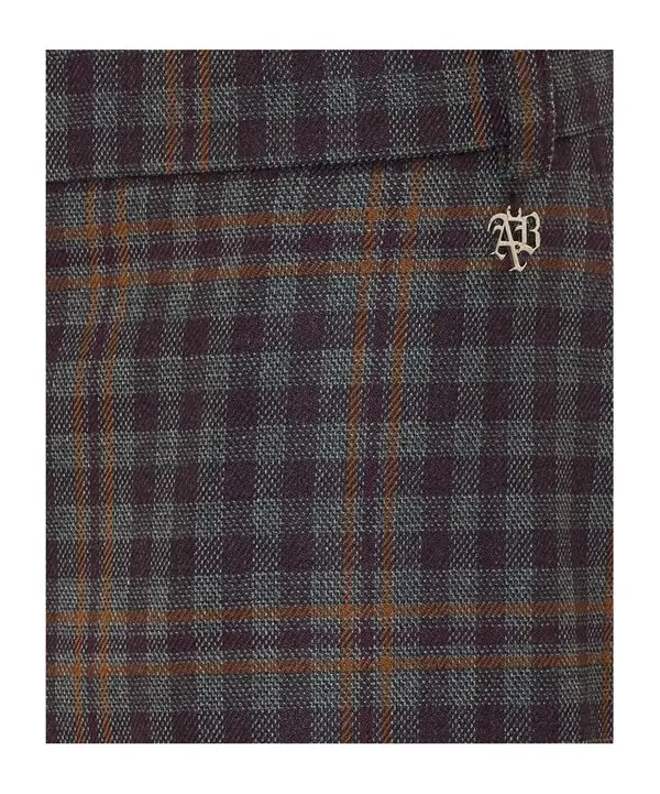 ANIYE BY Checked Straight-leg Pants