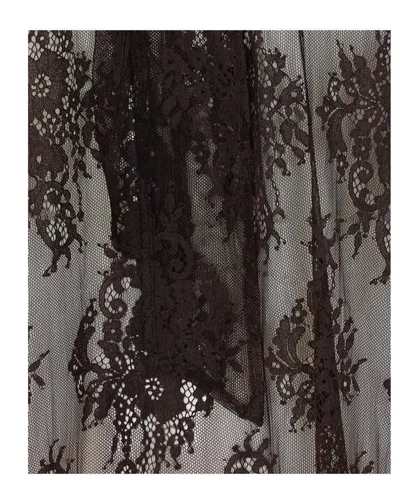 ANIYE BY Vivi Sheer Lace Bow Blouse