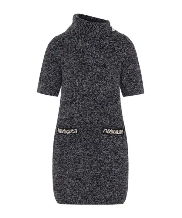 Liu Jo High Neck Knitted Dress