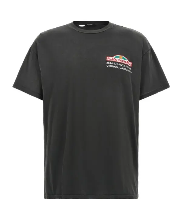 WILLY CHAVARRIA Graphic-print Distressed T-shirt - Black