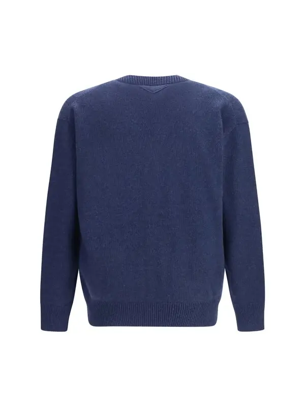 Prada V-neck Re-cashmere Cardigan