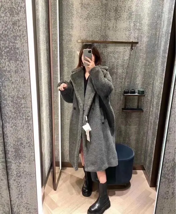 Max Mara Teddy Bear Double-breasted Coat