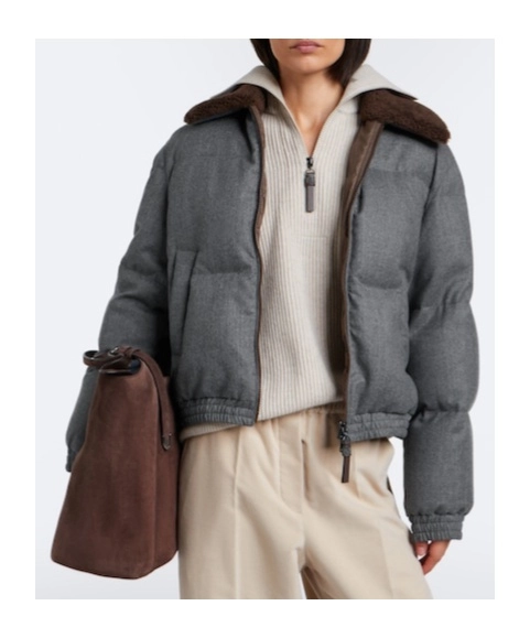 Brunello Cucinelli Virgin Wool Down Jacket