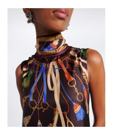 Etro Silk Sleeveless Maxi Dress