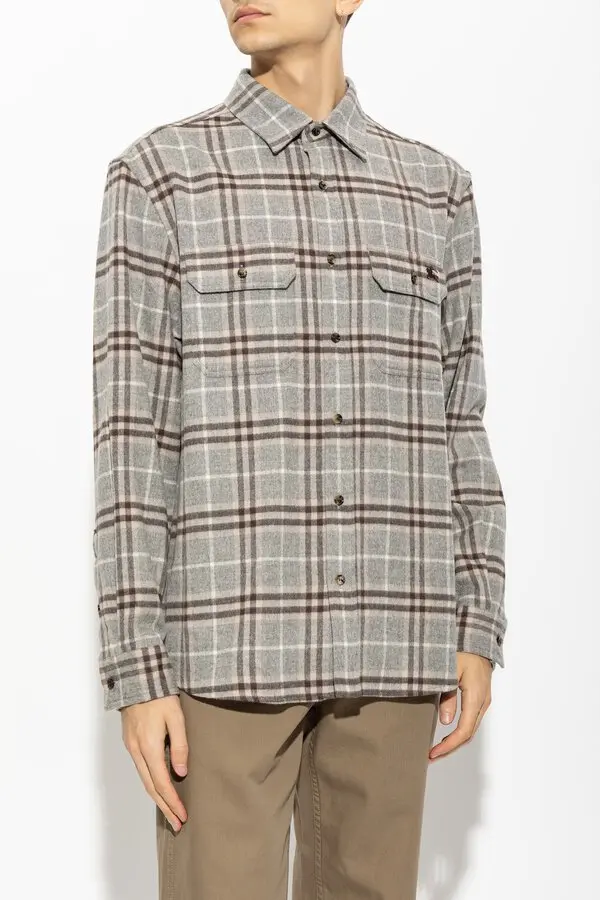 Burberry Cadoc’ Wool Shirt