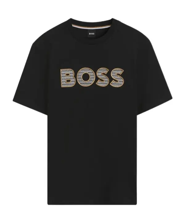 Hugo Boss Cotton-jersey T-shirt With Logo Artwork