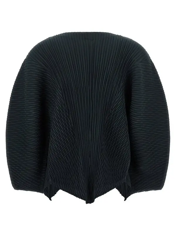 Issey Miyake Leaf Pleats Cardigan