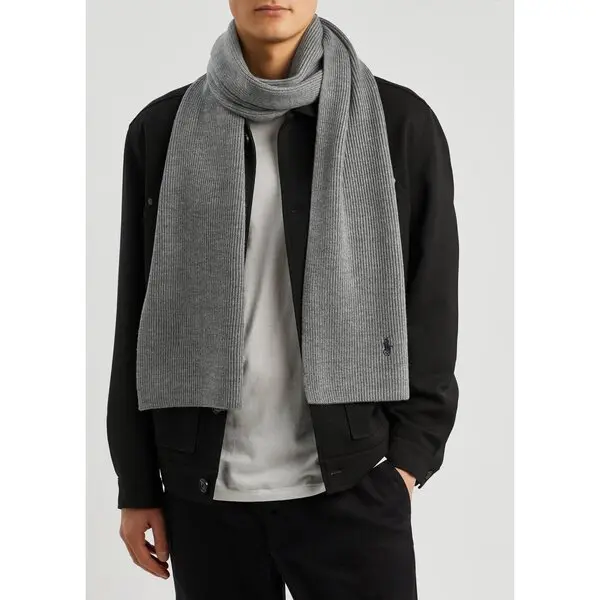 Polo Ralph Lauren Ribbed Knitted Long Scarf