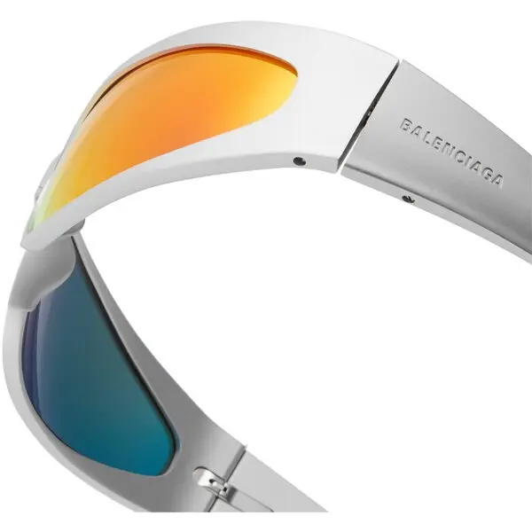Balenciaga Integrated Circular Frame Sunglasses