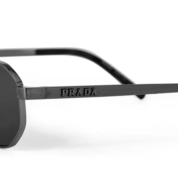 Prada Double-frame Polygonal Sunglasses