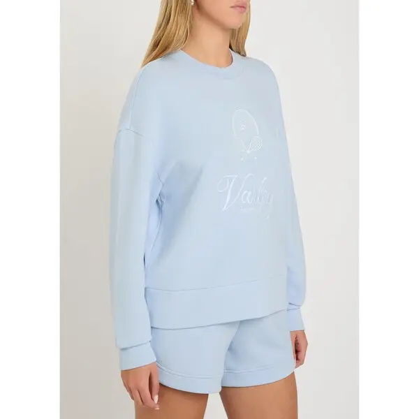 Varley Embroidered Crew-neck Sweatshirt