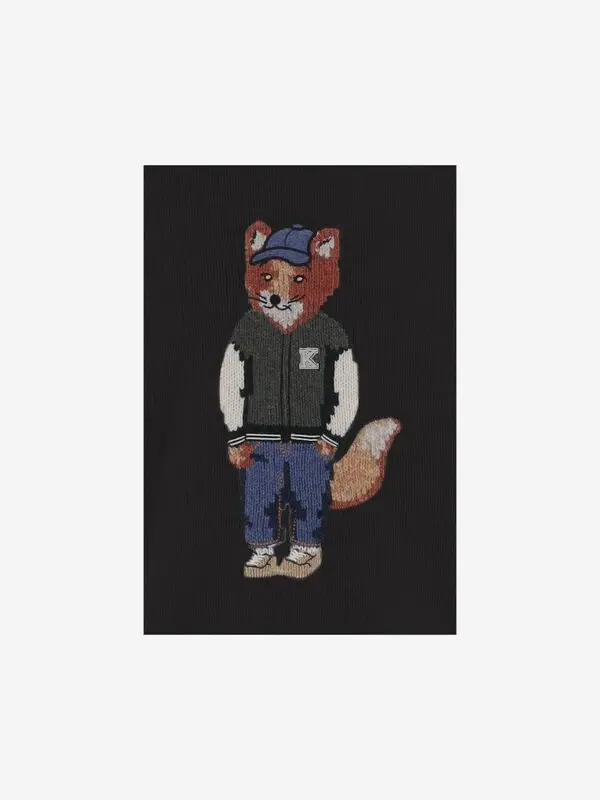 Maison Kitsuné Wool Sweater With Logo