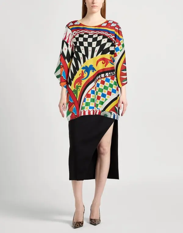 Dolce & Gabbana Multi-colored Twill Top