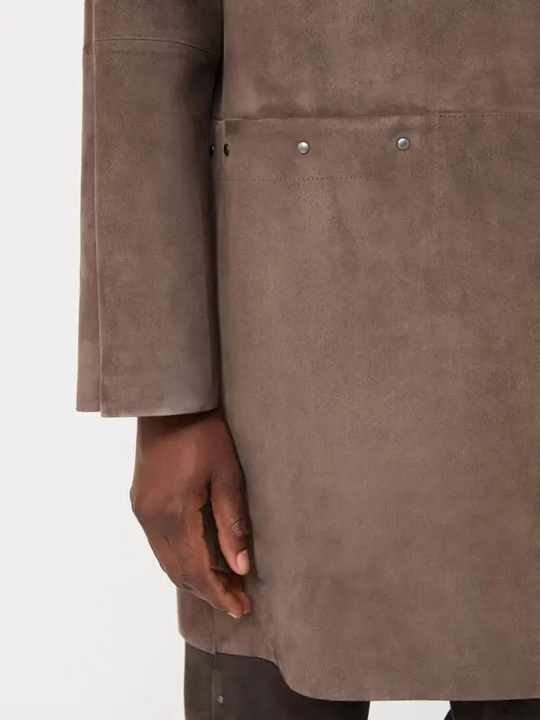 Max Mara Suede Overcoat