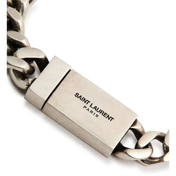 Saint Laurent Cuban Link Bracelet