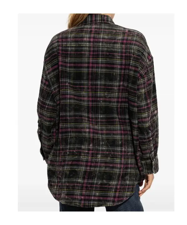 R13 Checkered Button-down Shirt