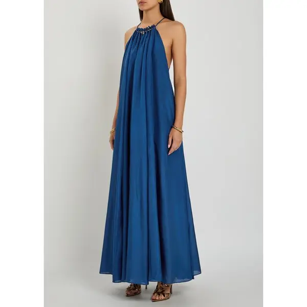 Zimmermann Backless Cross Tie Dress