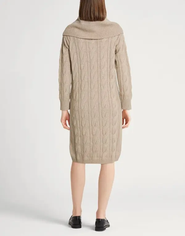 Max Mara Simple Knitted Long-sleeve Dress