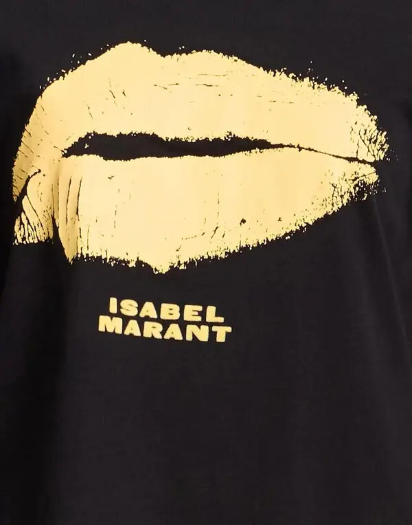 Isabel Marant Étoile Gold Printed Short-sleeve Tee