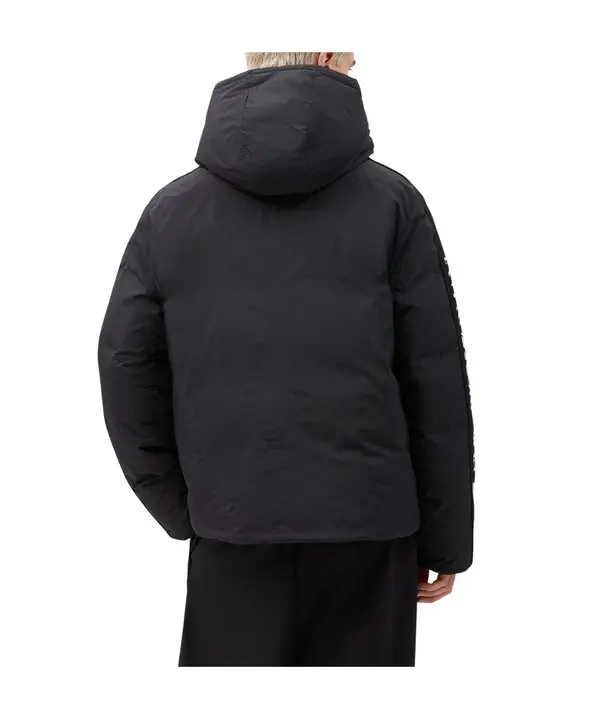 EA7 Oversized Fit Padded Hooded Bomber Jacket