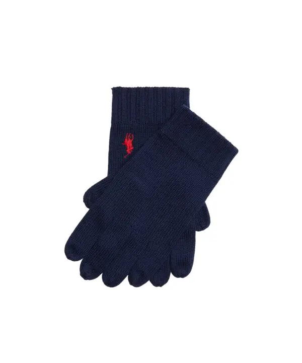Polo Ralph Lauren Knitted Warm Gloves - Black