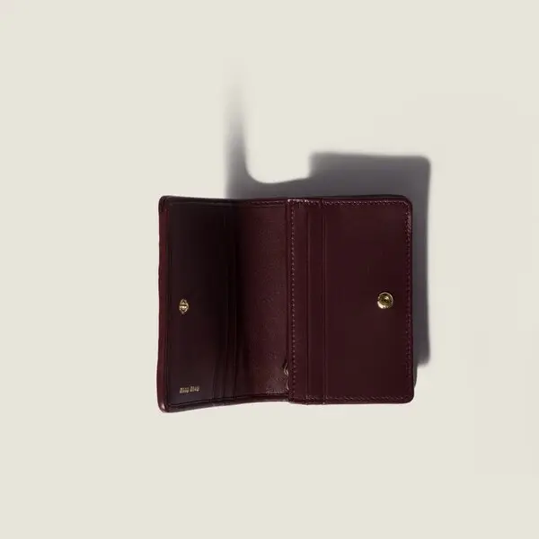 Miu Miu Logo Wallet