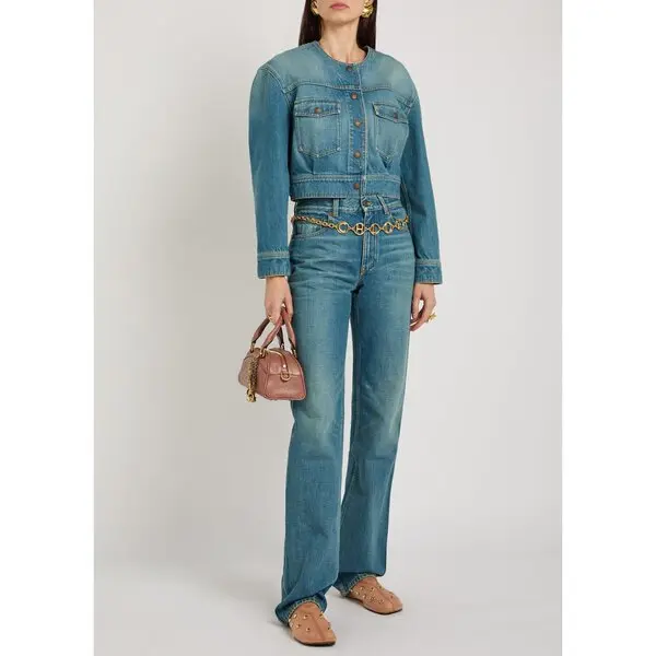 Chloé High-waist Straight-leg Jeans