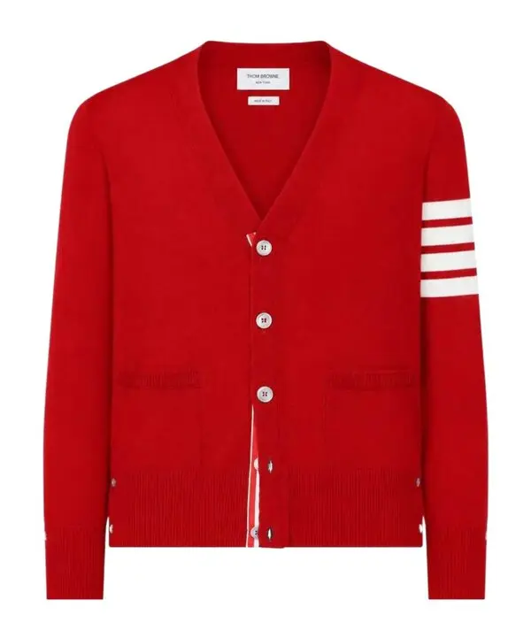 Thom Browne 4-bar Merino Wool Cardigan