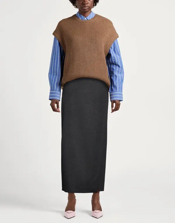 Max Mara Wool Midi Skirt