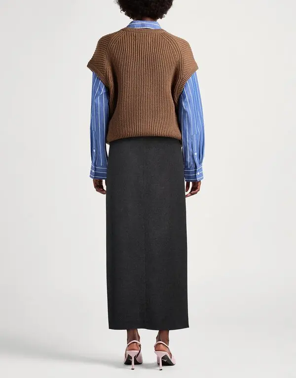 Max Mara Wool Midi Skirt
