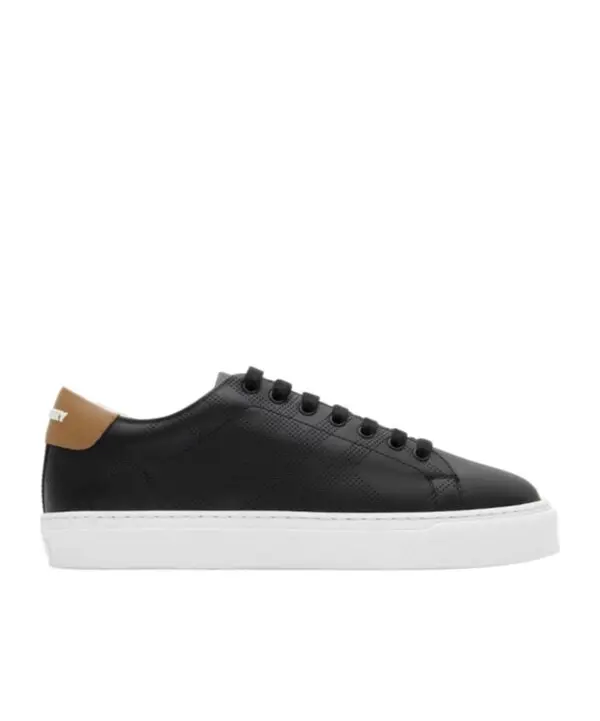 Burberry Check Leather Sneakers