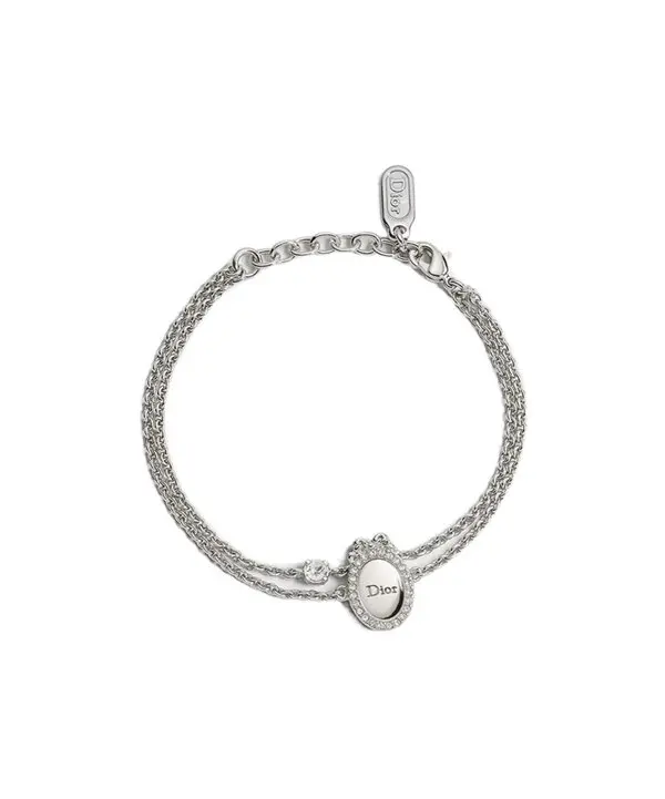 Dior Logo Bracelet - Gray
