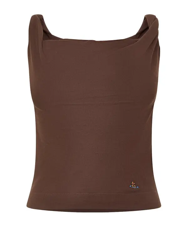 VIVIENNE WESTWOOD Casual Sleeveless Vest - Brown