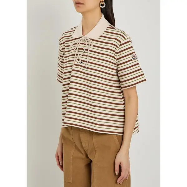 Moncler 100% Cotton Short-sleeve Polo Shirt