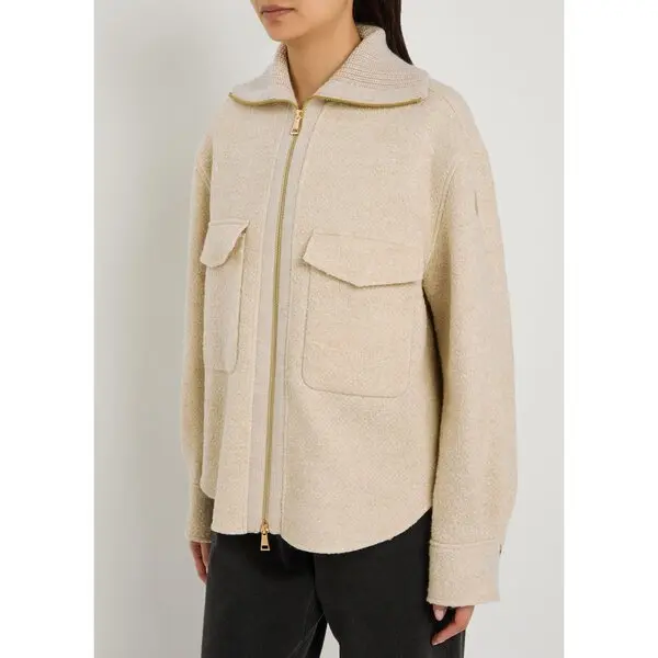 Moncler Stand Collar Soft Jacket