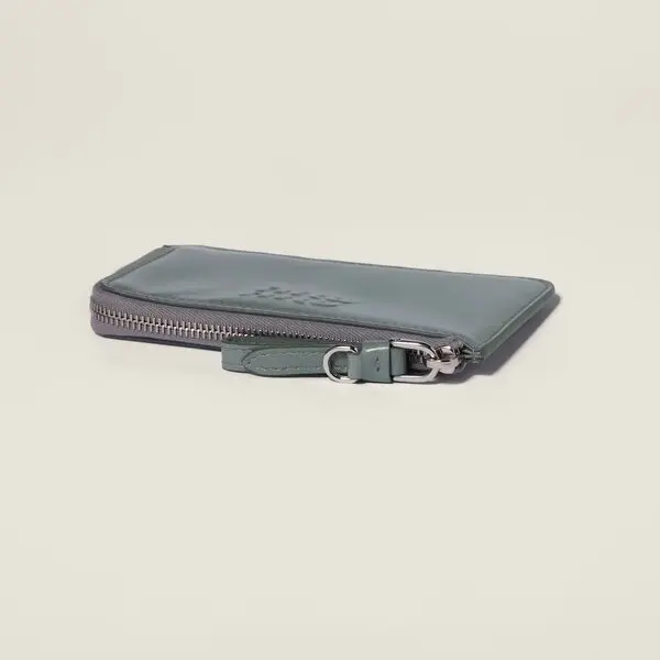 Miu Miu Logo-embossed Card Holder