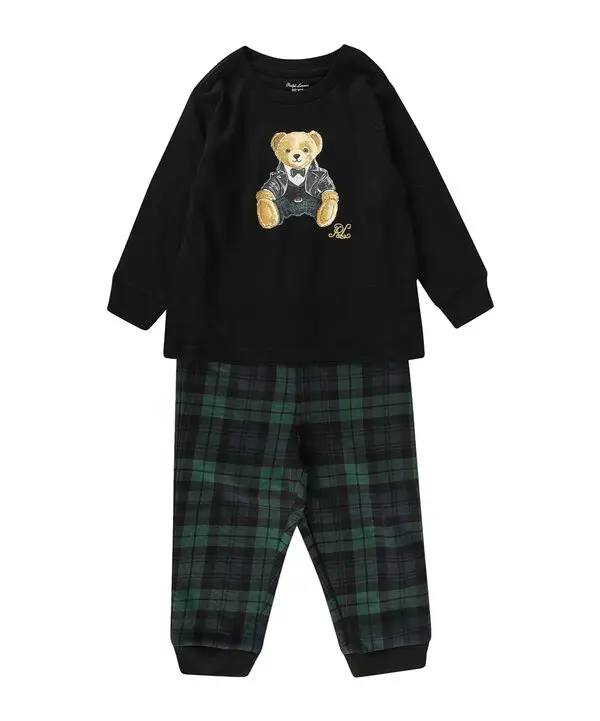 Polo Ralph Lauren Polo Bear Plaid-pattern Pajamas