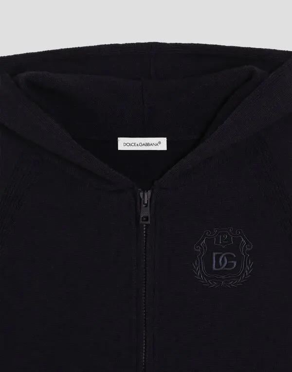 Dolce & Gabbana Wool Cardigan With Zip