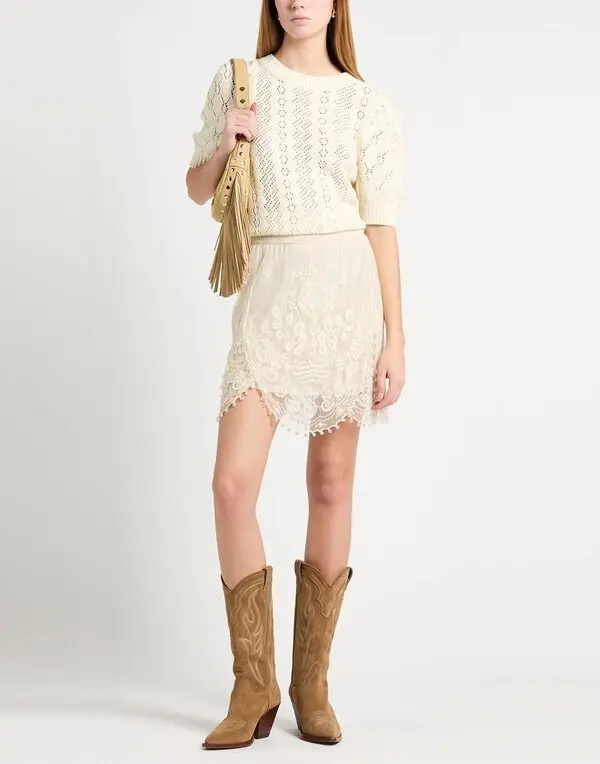 Isabel Marant Étoile Solid Paneled Ruffled Flared Skirt