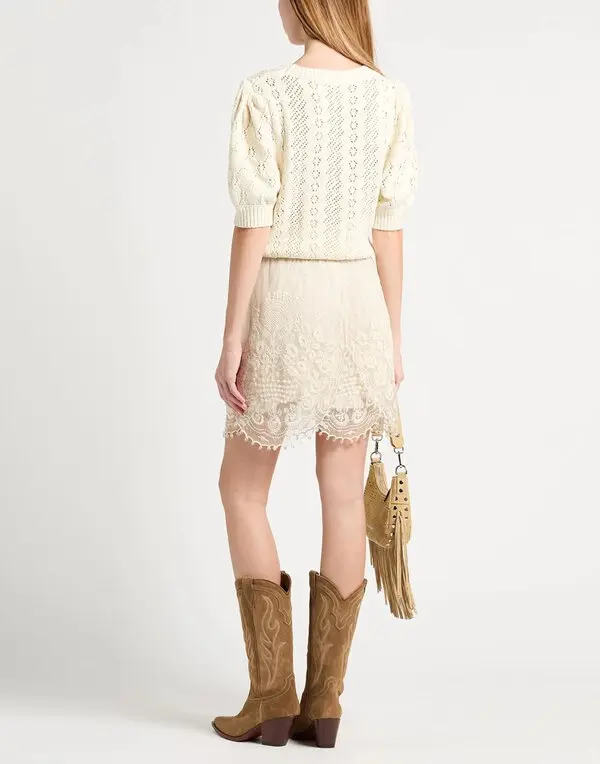 Isabel Marant Étoile Solid Paneled Ruffled Flared Skirt
