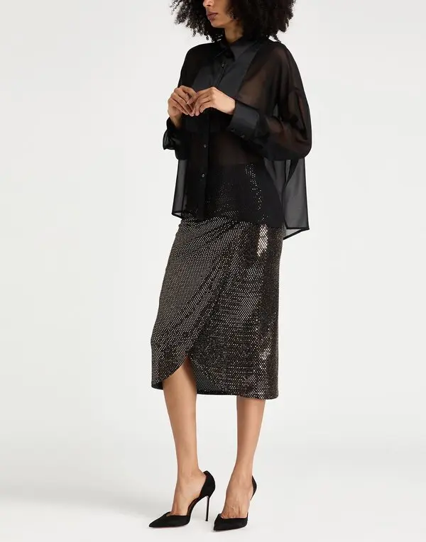 Sportmax Solid Colour Shirts Blouses