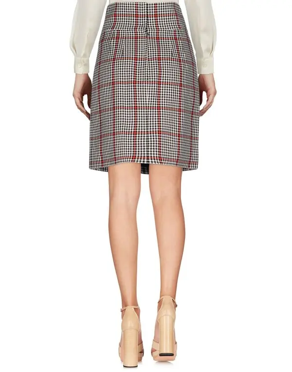 Dolce & Gabbana Plaid Midi Skirt