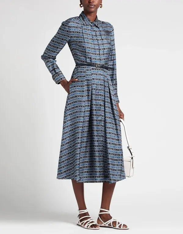 Max Mara Striped Shirt Dress