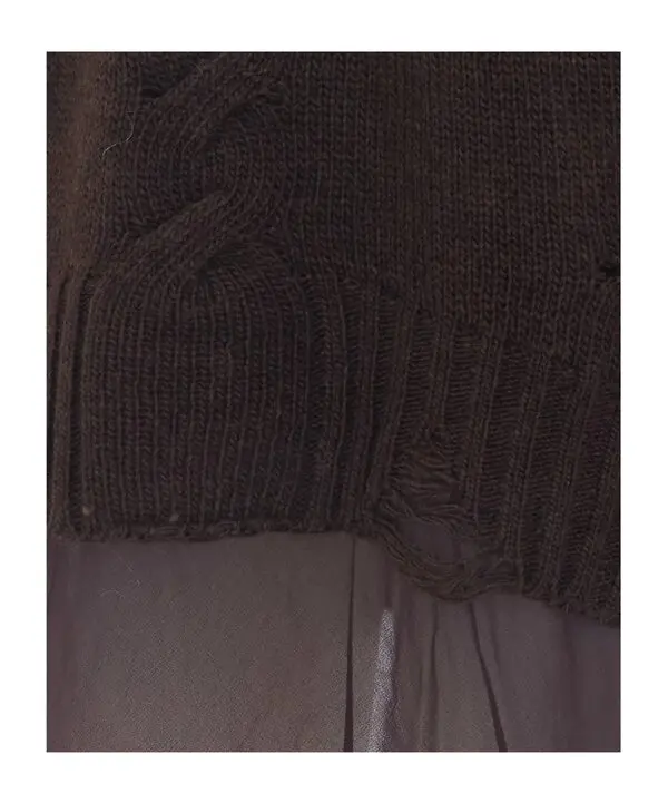 ANIYE BY Tina Distressed Knitted Dress