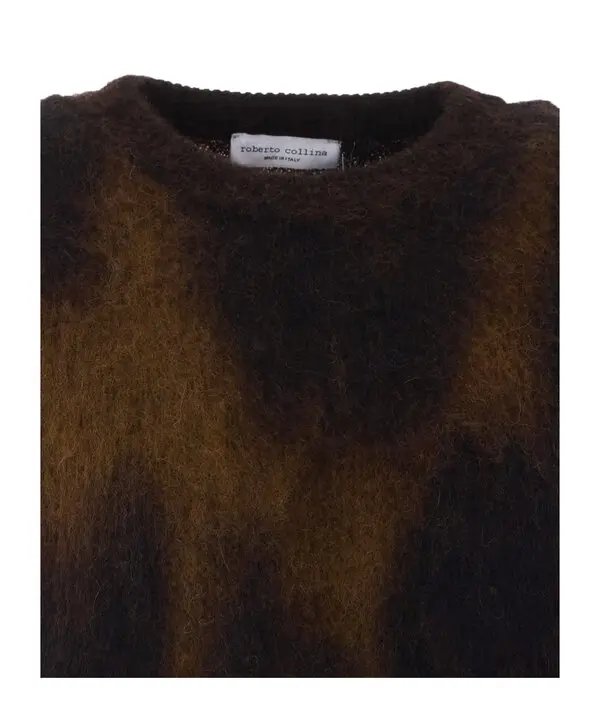 ROBERTO COLLINA Patterned Knitted Sweater